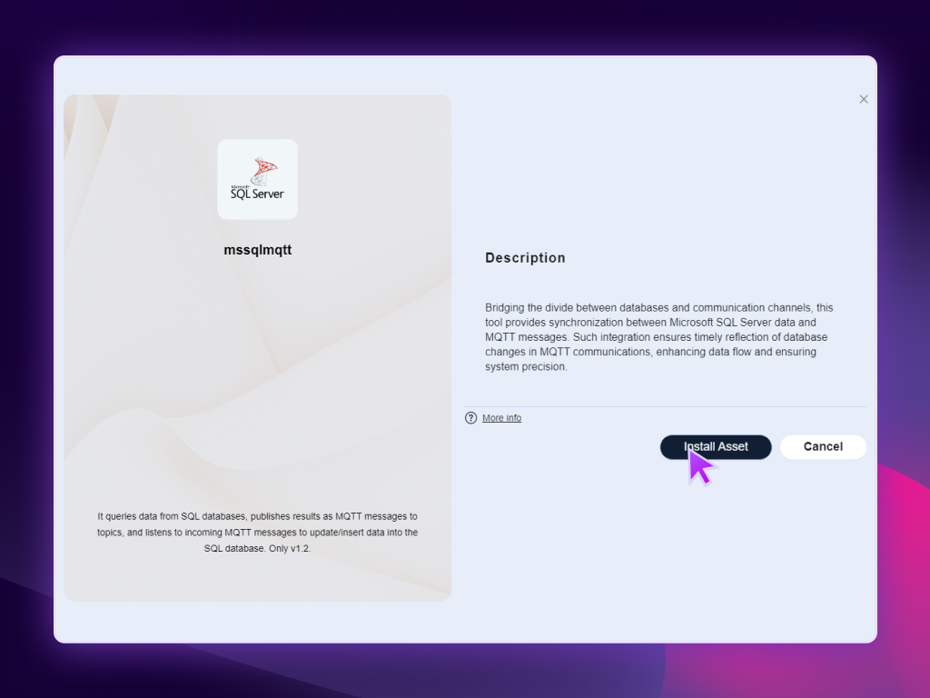 Asset Installation - Coreflux Documentation